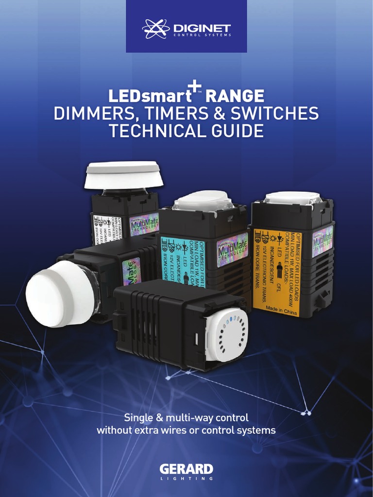 Diginet LEDsmart PUSH BUTTON DIMMER Brochure | PDF | Compact ...