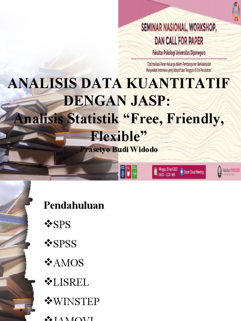 Menggunakan JASP Dalam Analisis Data Kuantitatif | PDF