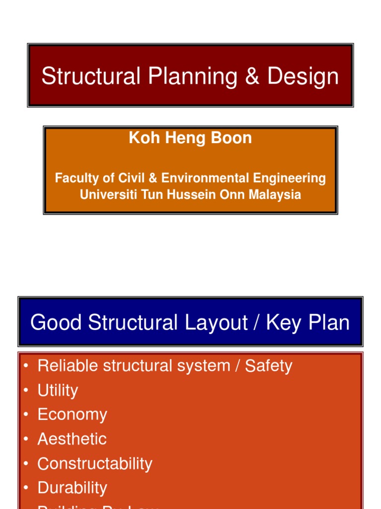 Structural Layout Planning Guide | PDF | Structural Analysis ...