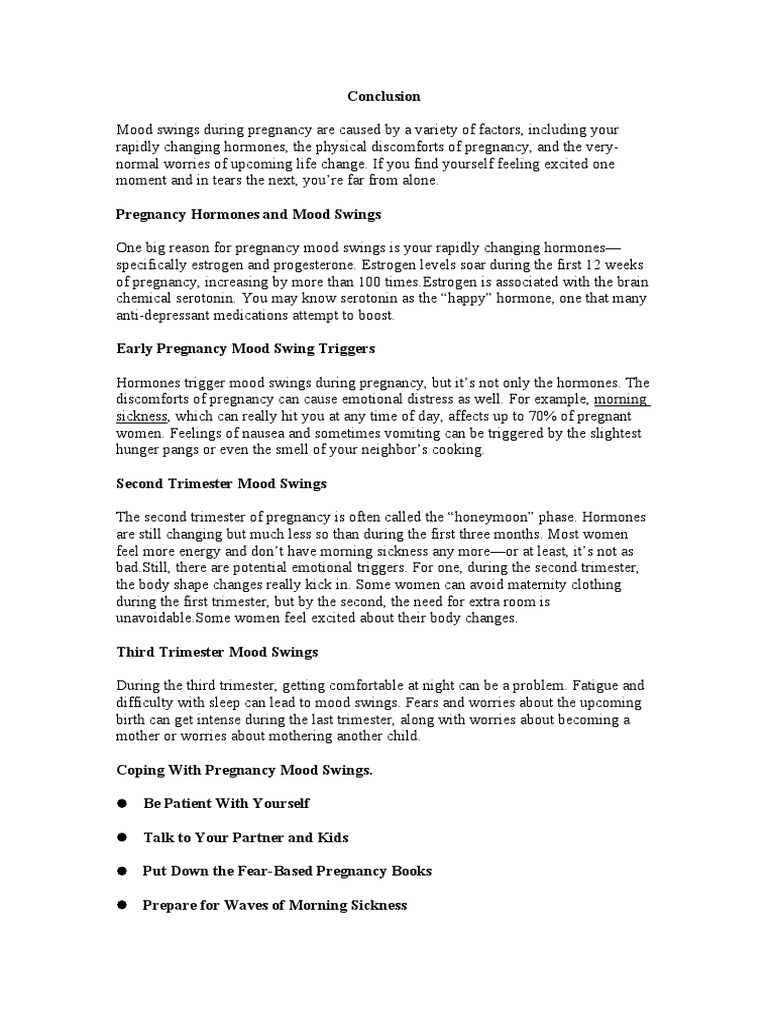 Conclusion Childbirth | PDF | Childbirth | Pregnancy