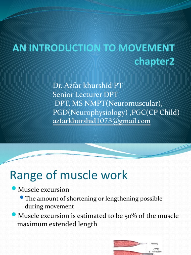 Chap 2 Introduction - To - Movement | PDF | Muscle Contraction | Muscle