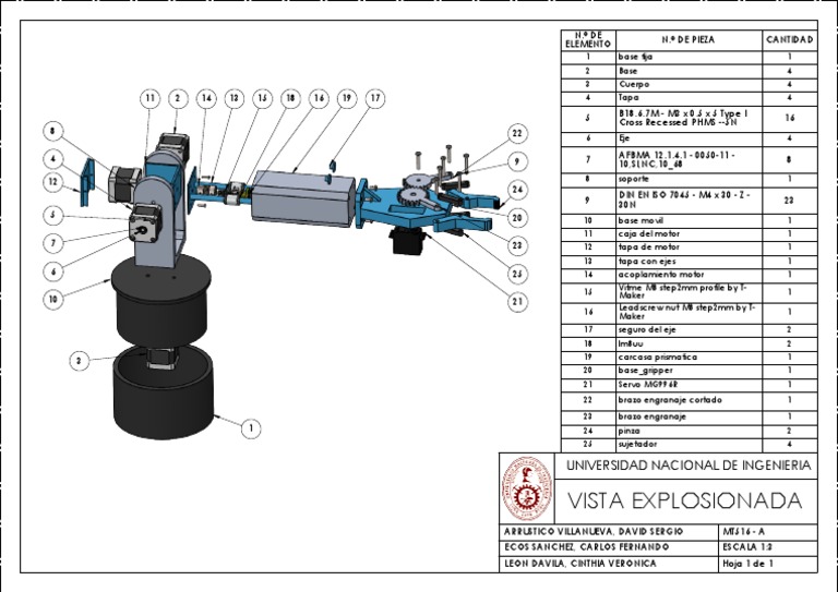 Plano de Vista Explosionada | PDF | Bienes manufacturados