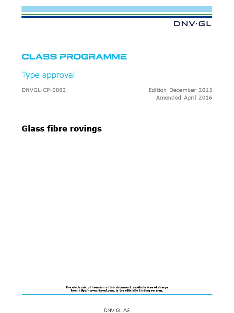 Class Programme: Type Approval | PDF