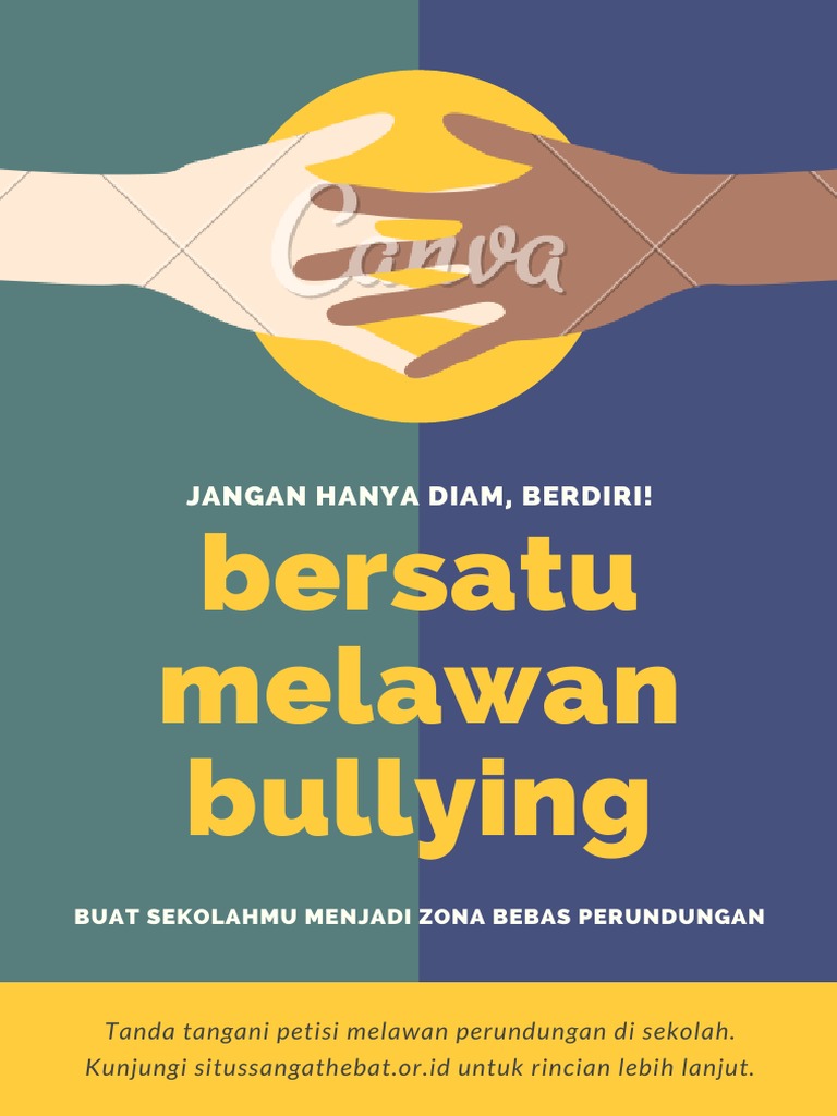 Poster Anti Perundungan di Sekolah | PDF