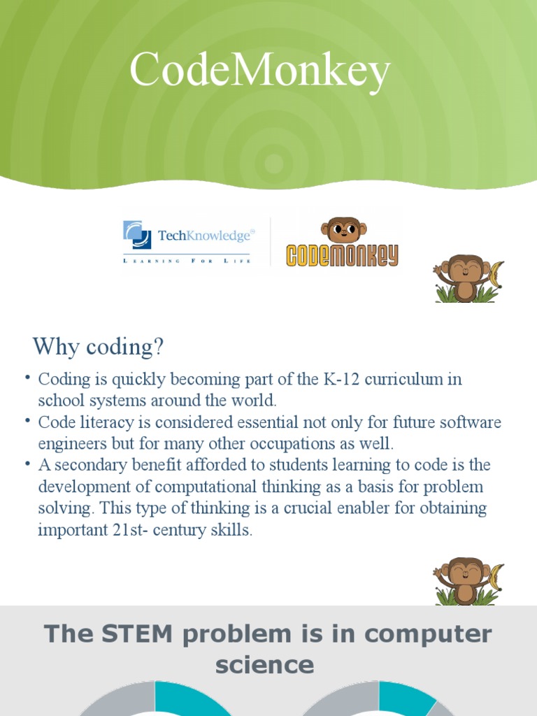 CodeMonkey - Presentation 1620211111513 | PDF | Teachers | Curriculum