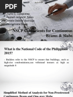 One-Way Slab Design per NSCP 2015 | PDF | Concrete | Bending