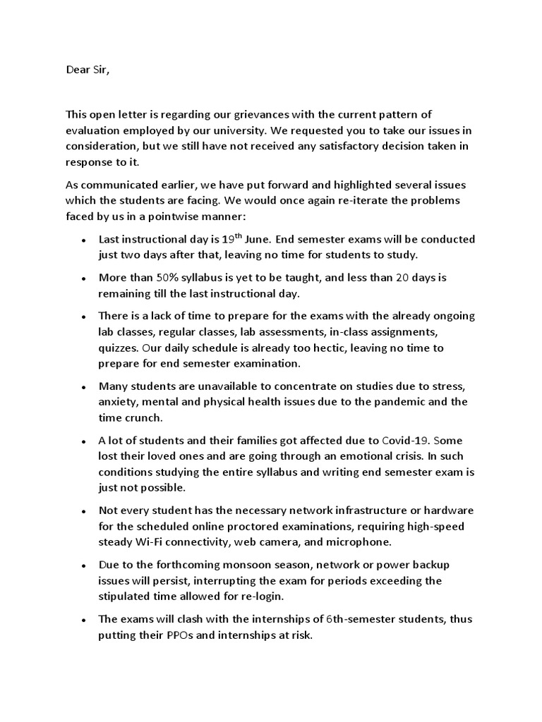 Open Letter | PDF | Test (Assessment) | Psychology