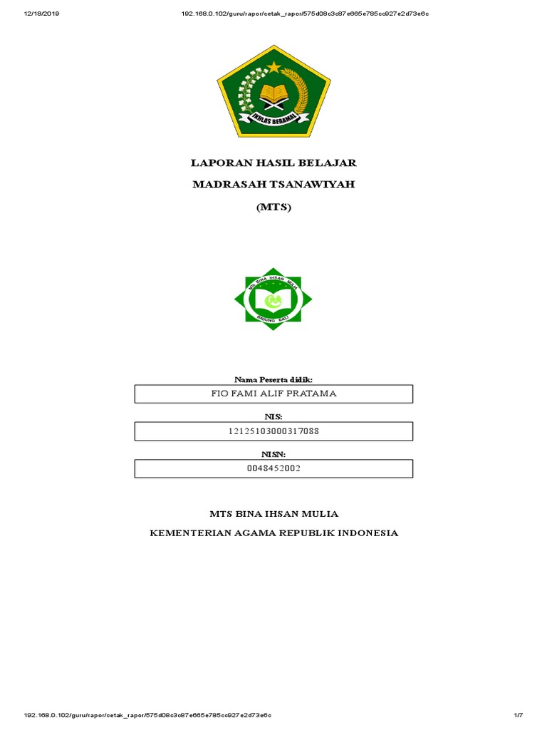 Fio Fami Alif Pratama | PDF