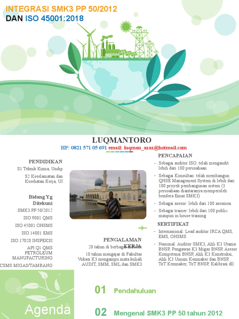 Integrasi SMK3 Dan Iso 45K | PDF | Teknologi & Rekayasa