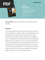 Admiral McRaven "Make Your Bed" Speech | PDF | United States Navy Sea Ls