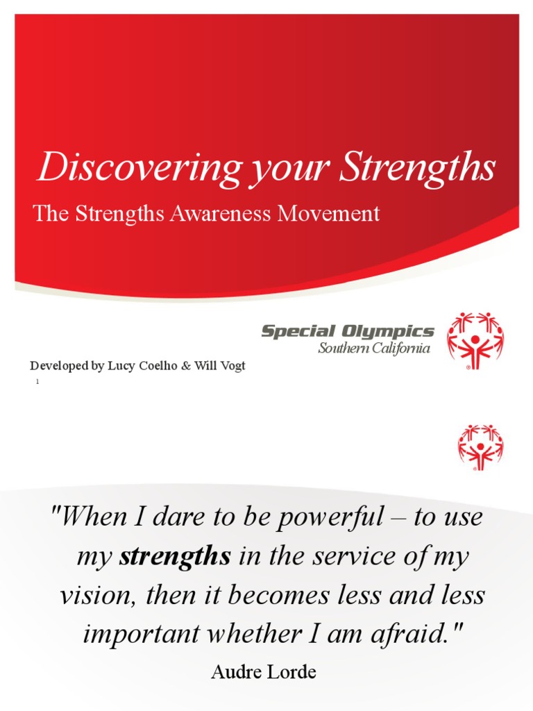 Discovering Your Strengths: The Strengths Awareness Movement | Download ...