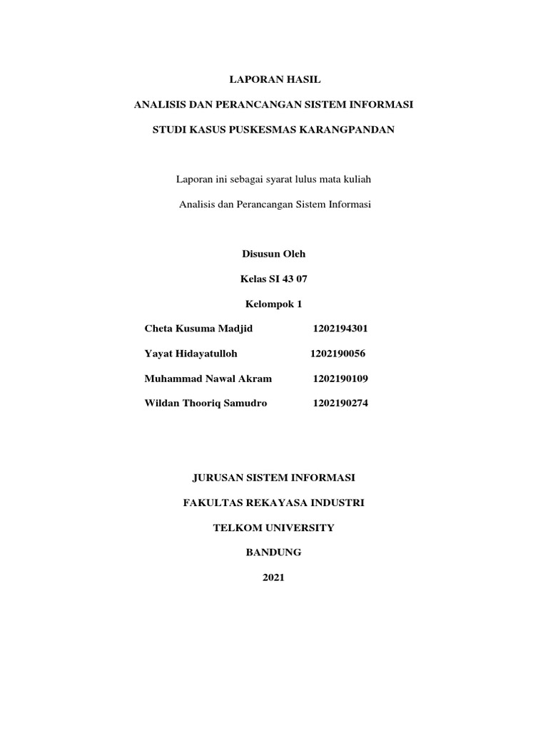 Kelompok 1 - Tubes Apsi | PDF