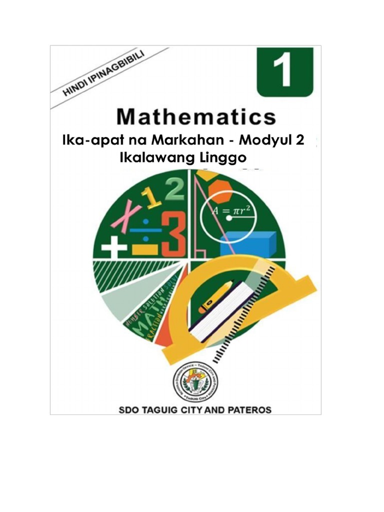 Math1 Q4 Module2 Week2 Approved-For-Printing | PDF