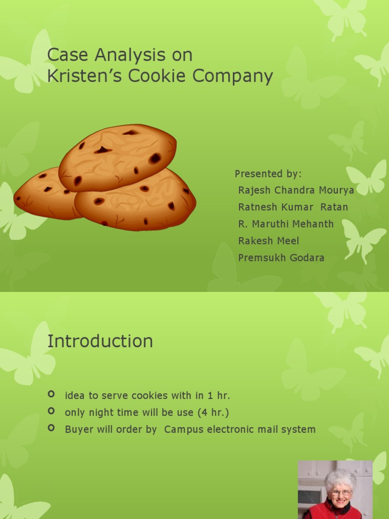 Kristen’s Cookie Company case analysis | PDF