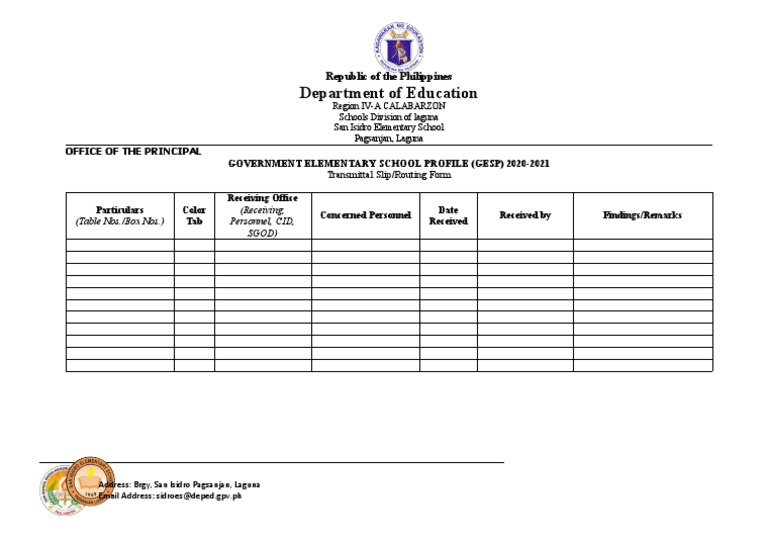 Department of Education: Republic of The Philippines | PDF