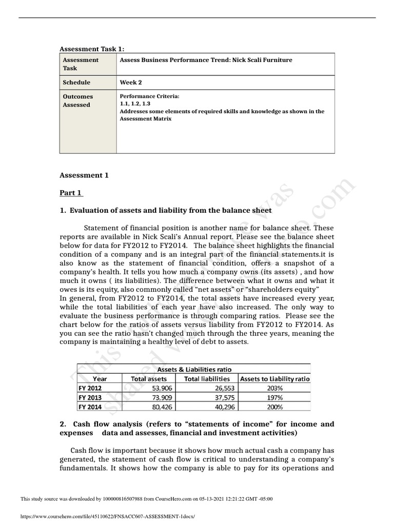 Sample Assessment 1-Compressed | PDF | Balance Sheet | Equity (Finance)