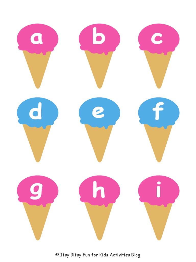 Ice Cream File Folder Games (Free Printable) | PDF