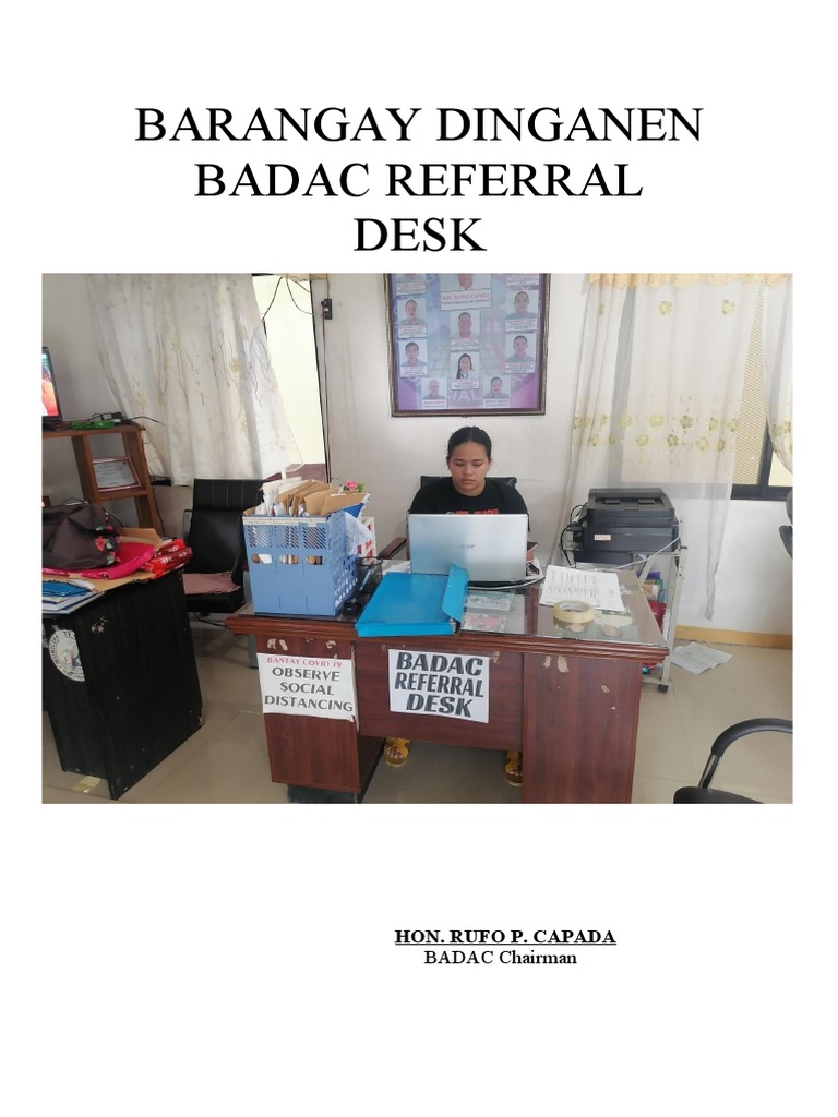 Barangay Dinganen Badac Referral Desk | PDF