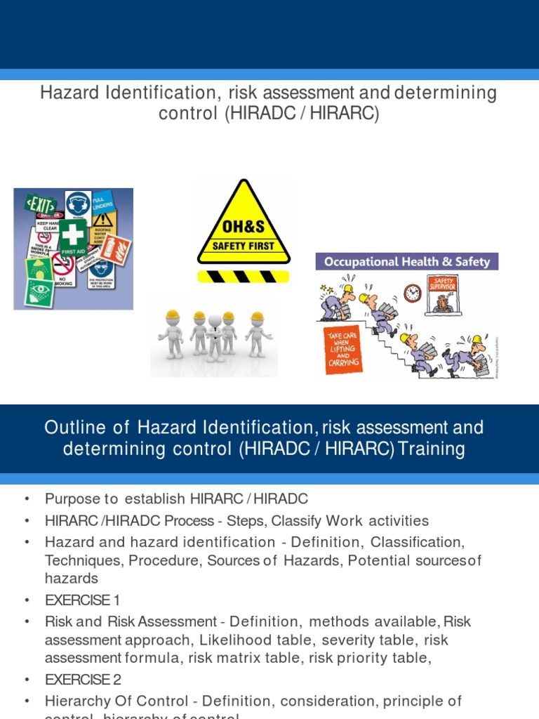 HIRADC/HIRARC Risk Assessment Guide | PDF | Risk Assessment | Risk