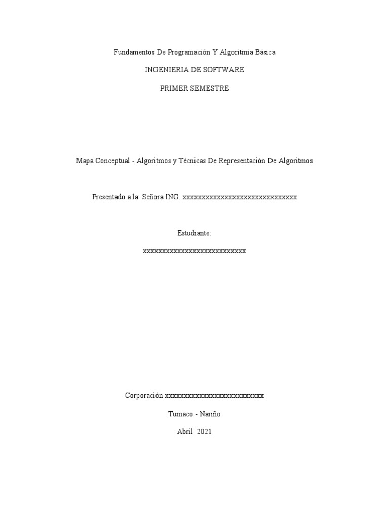 Mapa Conceptual Fundamentos de Programación Y Algoritmia Básica | PDF