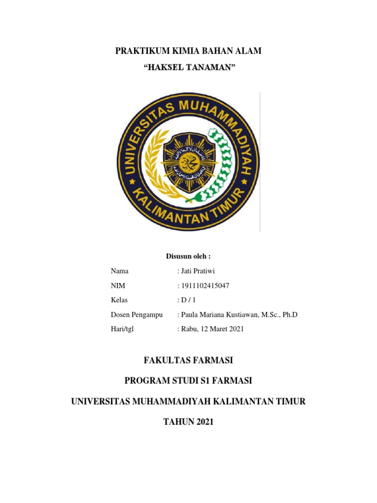 LAPRES P3 KBA - JATI PRATIWI 1911102415047-Dikonversi | PDF