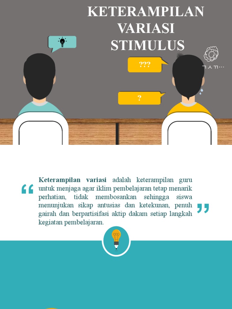 Keterampilan Variasi Stimulus | PDF