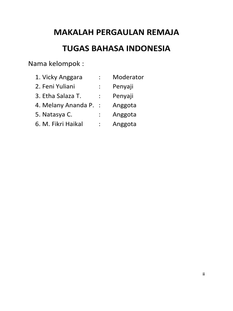 Makalah Kenakalan Remaja | PDF