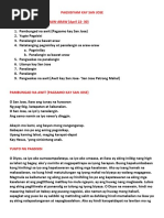 SJPC Living Rosary Guide | PDF