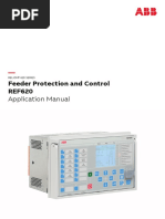 REF 615 Relay Manual | PDF | Electrical Engineering | Electromagnetism
