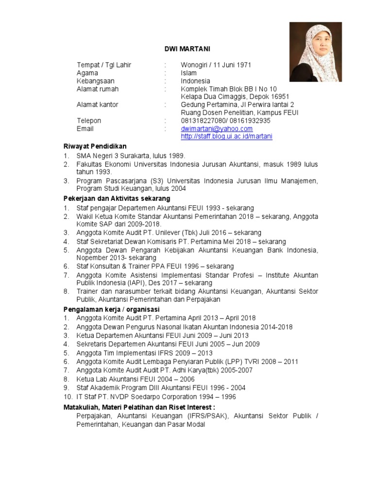 CV DWI MARTANI Singkat 26042019no OJK | PDF