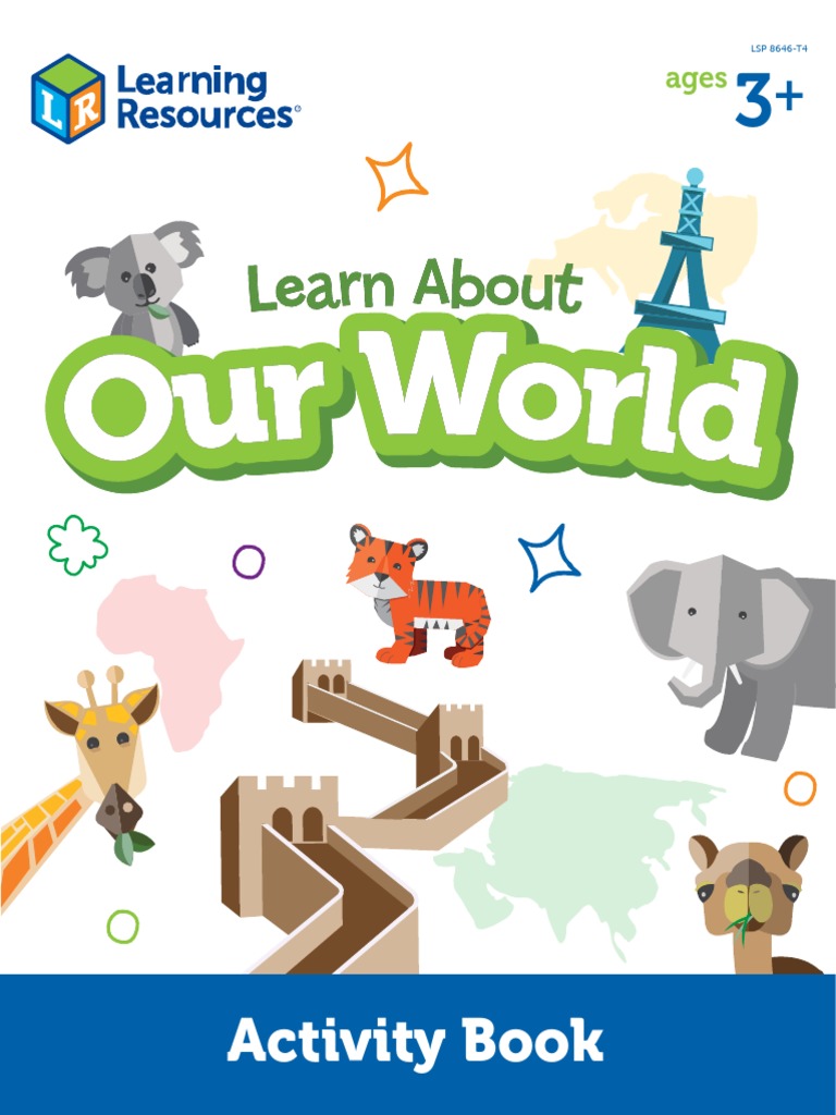 Learn About Our World Activity Book | PDF | Continent | Elephant