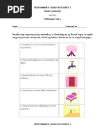 FILIPINO 3 Activity Sheet Q4 W1 | PDF