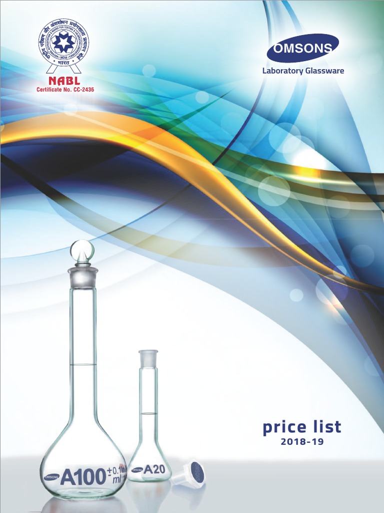 Price List: Laboratory Glassware | PDF
