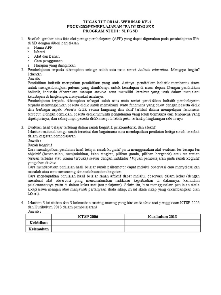 TTM 3 Ipa Suroyya | PDF
