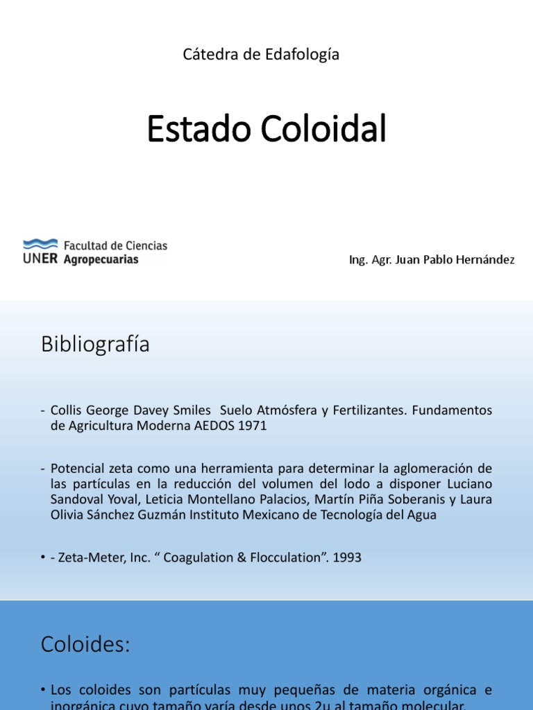 Estado Coloidal | PDF | Coloide | Materia suave