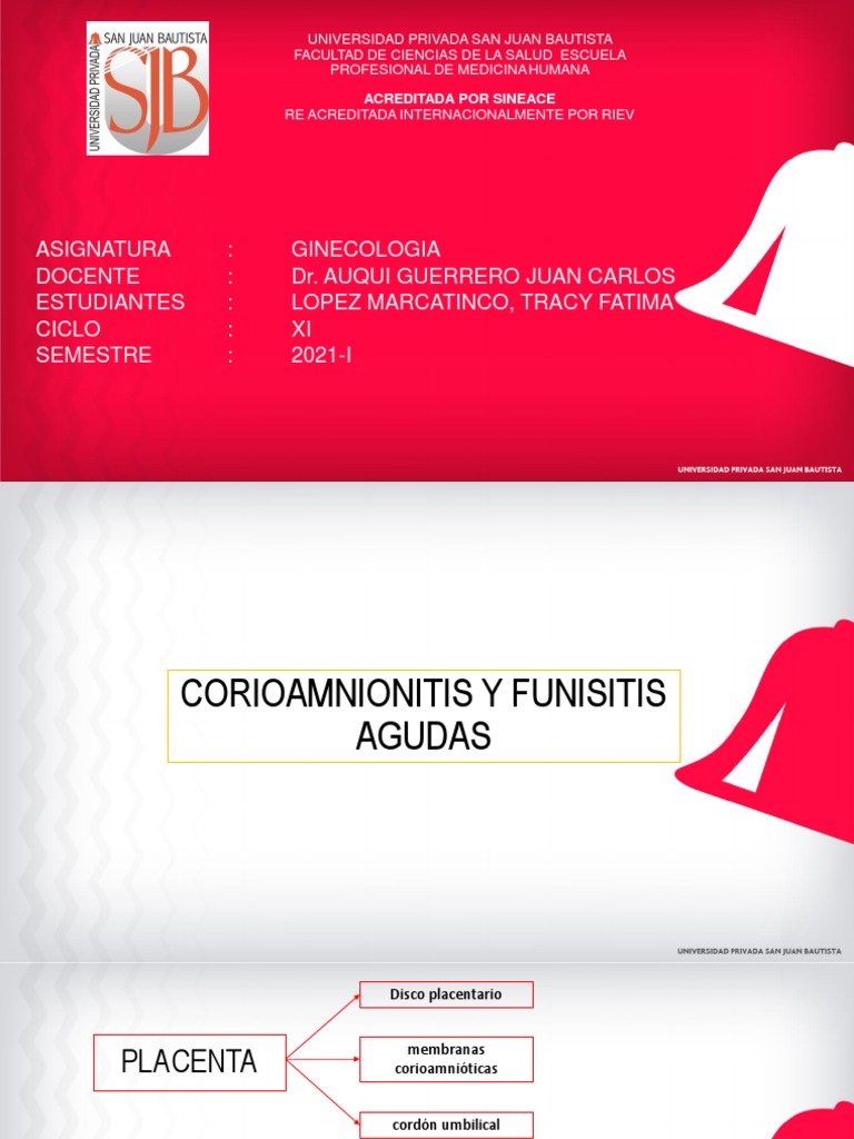 Corioamnionitis y Funisitis | PDF | Parto prematuro | Quimiocina