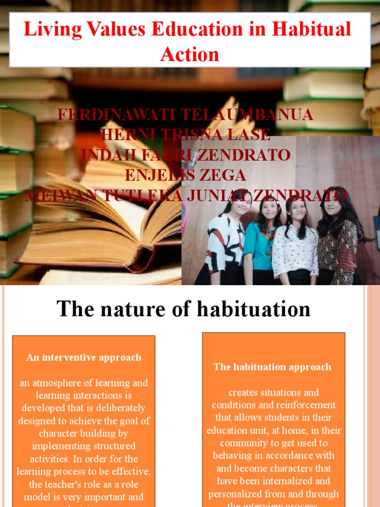 Living Values Education in Habitual Action | PDF | Value (Ethics ...