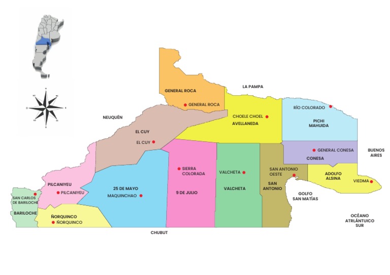 Mapa de Río Negro | PDF