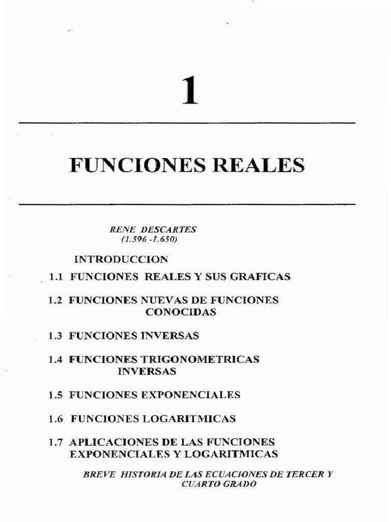 Funciones Reales | PDF | Prueba matemática | Función (Matemáticas)