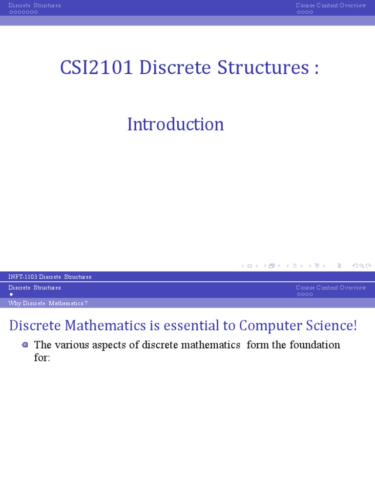 CSI2101 Discrete Structures | PDF | Discrete Mathematics | Recursion