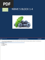 NBME 11 BLOCK 1-4 (With Answers) | PDF | Medical Specialties | Genetics