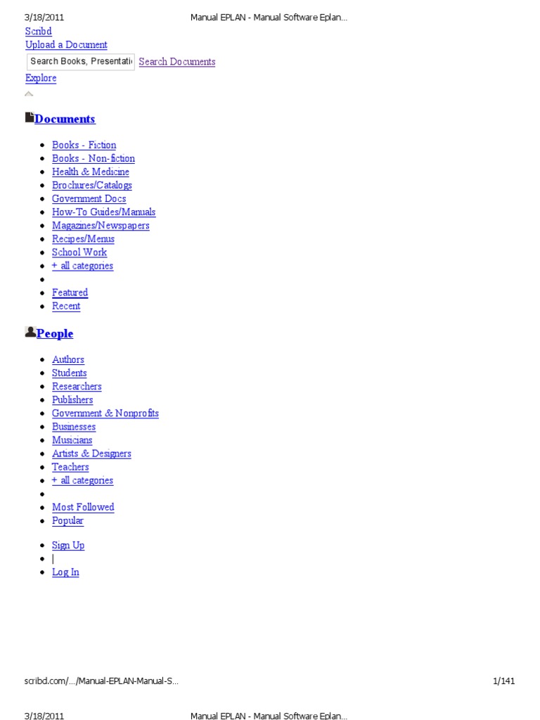 Manual EPLAN - Manual Software Eplan P8 - Iniciante | PDF | Menu ...