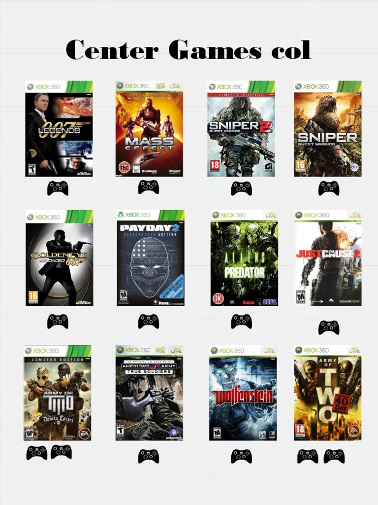 Catálogo Juegos Xbox 360 | PDF