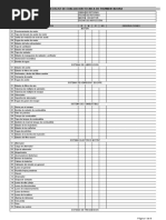 Check List Barredora | PDF
