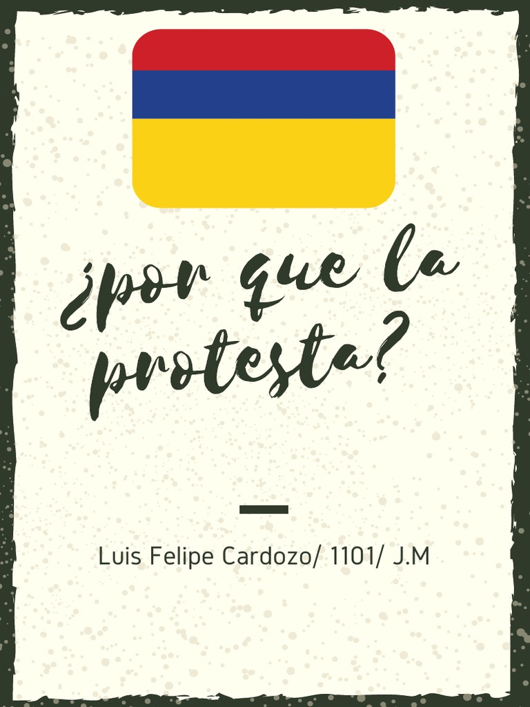 ¿Por Que La Protesta | PDF