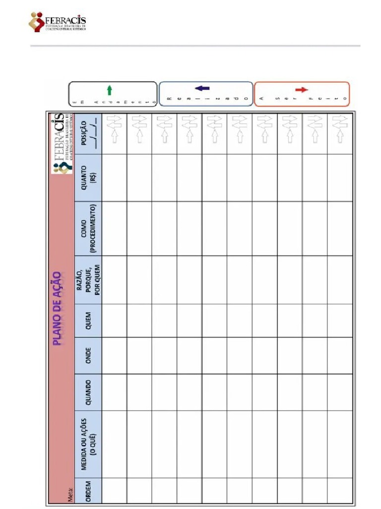 Ferramenta (FEBRACIS) Plano de Ação | PDF