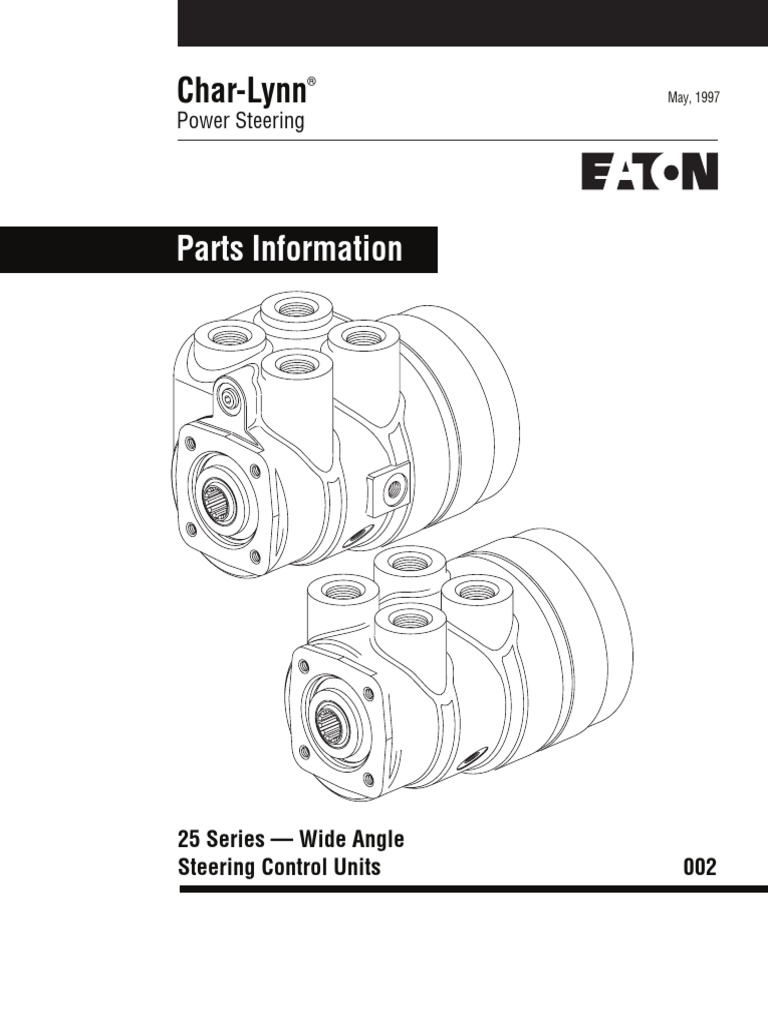 Parts Information: Char-Lynn | PDF | Valve | Manufactured Goods