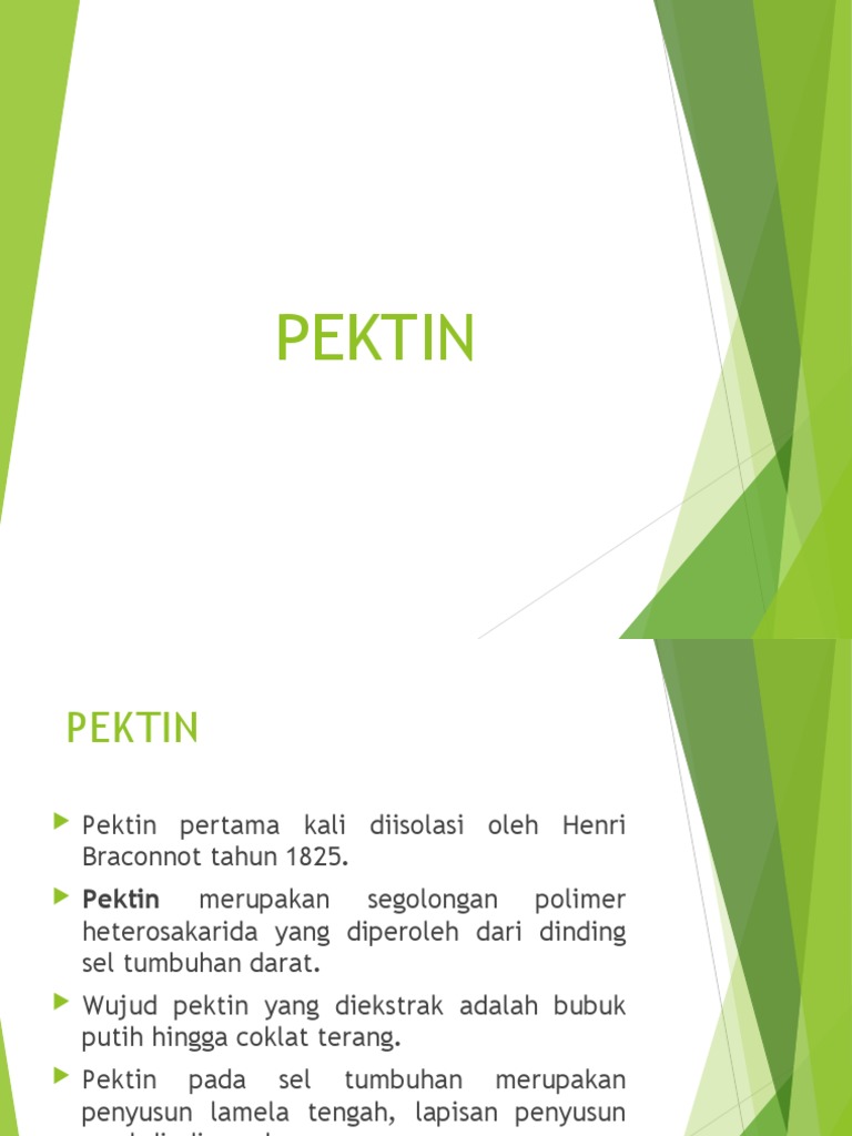 Pektin | PDF | Memasak, Makanan, & Anggur | Kesehatan Holistik