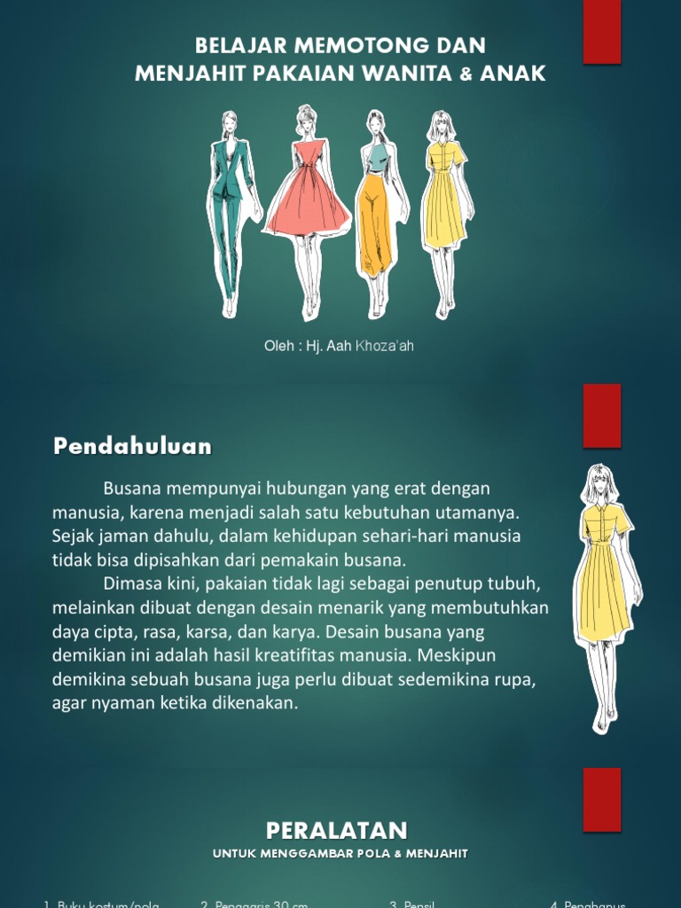 BELAJAR MENJAHIT Dewi Utami | PDF