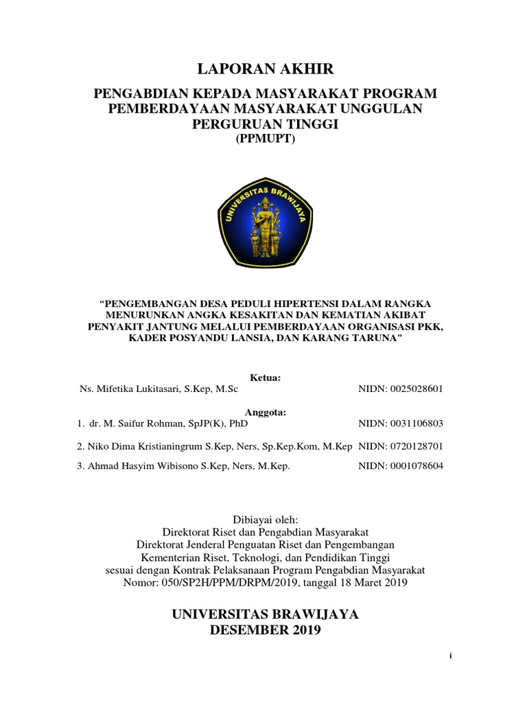 Cover Laporan Akhir Pengmas | PDF